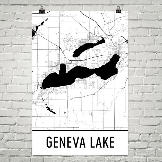 Lake Geneva Map