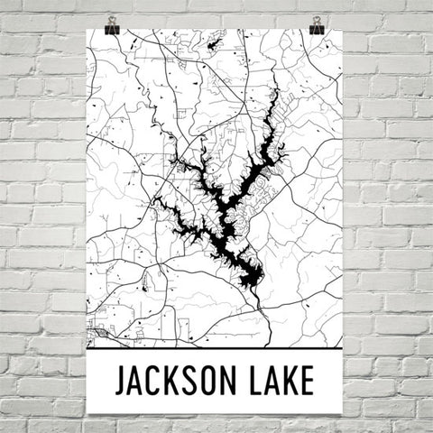 Jackson Lake Map Lake Jackson