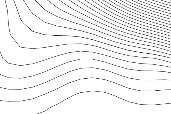 Table Mountain Topographic Map Art – Modern Map Art