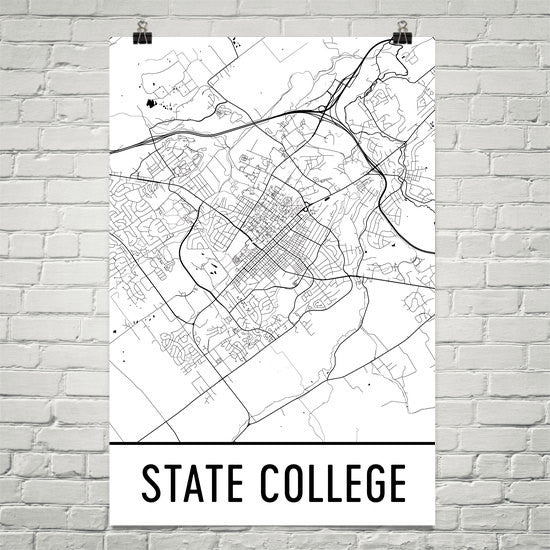 Pennsylvania State Colleges Map