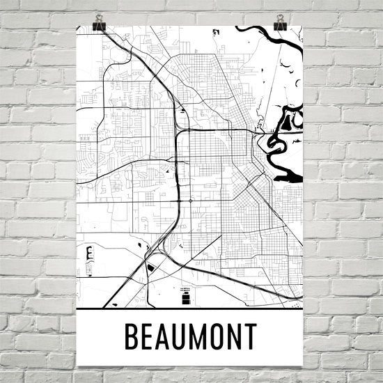 Map Of Beaumont Texas Area Beaumont, Texas Street Map