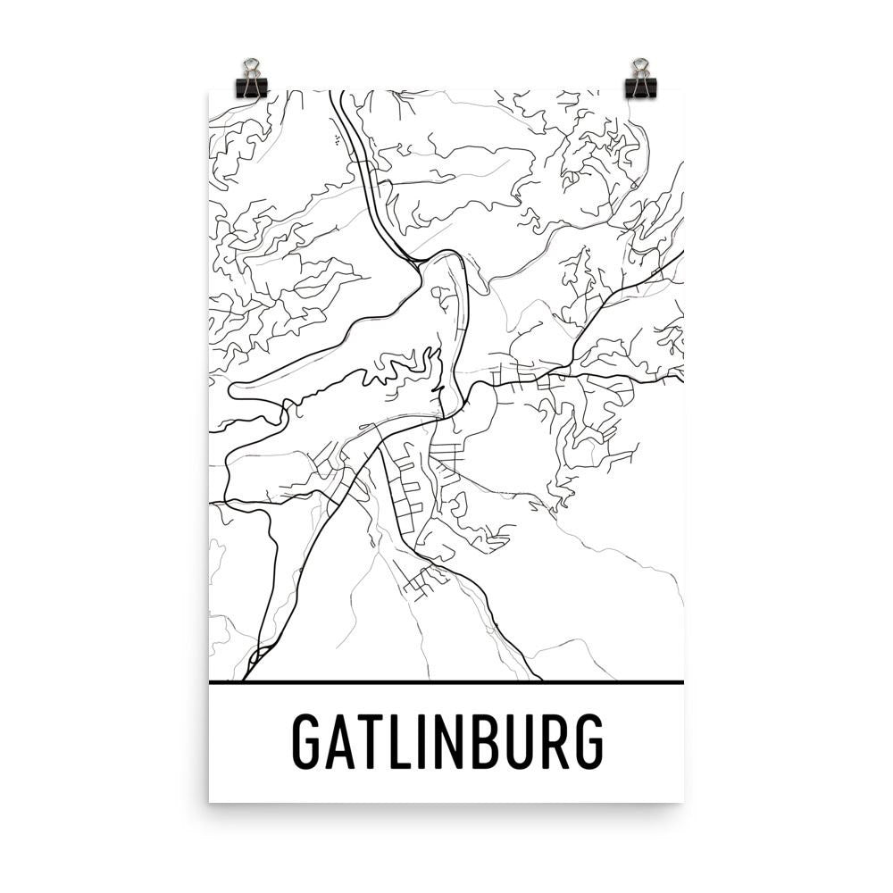Gatlinburg Town Map