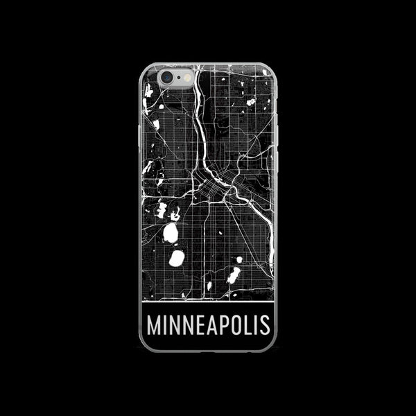 Minneapolis iPhone 5, 6 or 7 Case|Cool Phone Covers by Modern Map Art