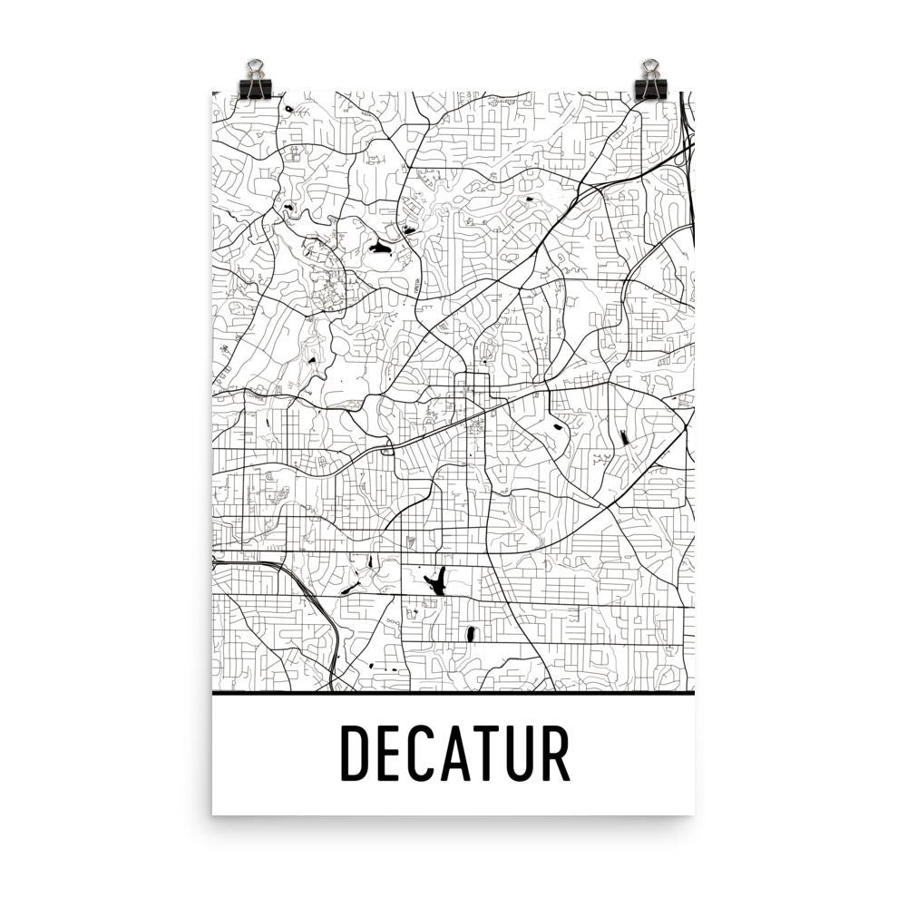 Decatur Georgia Neighborhood Map