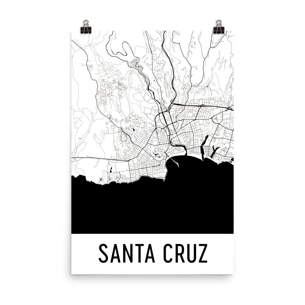 Map Santa Cruz California